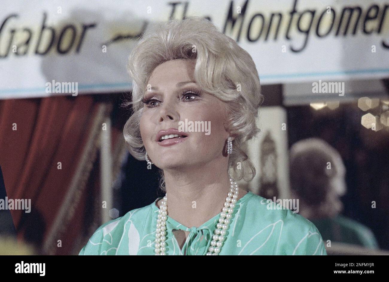 Actress Zsa Zsa Gabor shown April 7,1978. (AP Photo/George Brich Stock ...