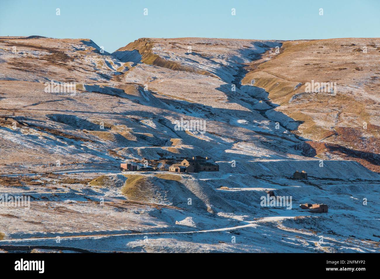 Coldberry Lead Mine remains in the Hudeshope standing out in strong ...