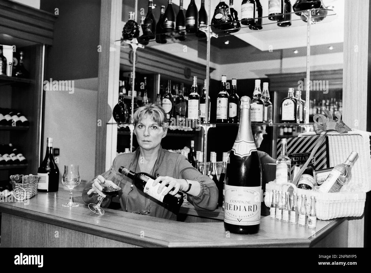 Archives 90ies: Opening of a luxury food shop by Hediard, Lyon, France ...