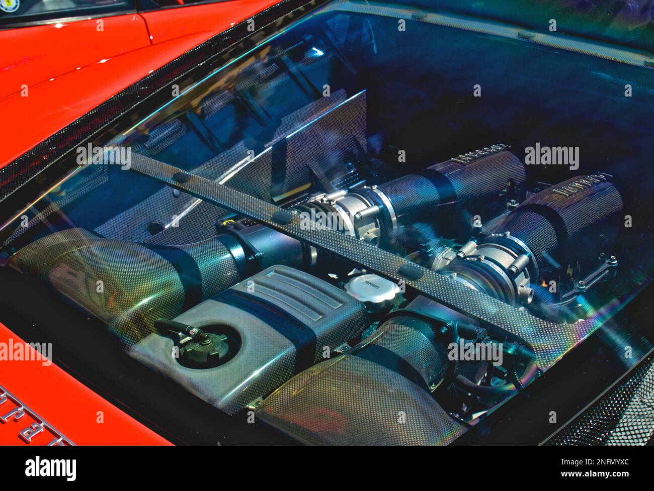 Ferrari hood hi-res stock photography and images - Alamy