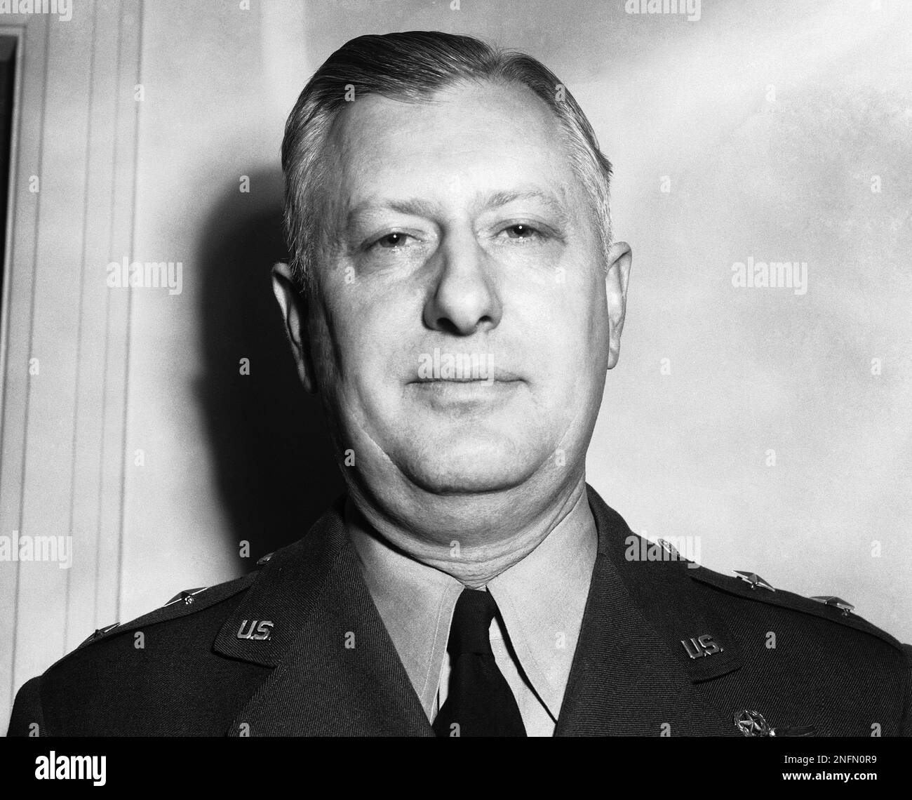 Maj. Gen. William H. Tunner, commander of the Berlin Airlift, is shown ...