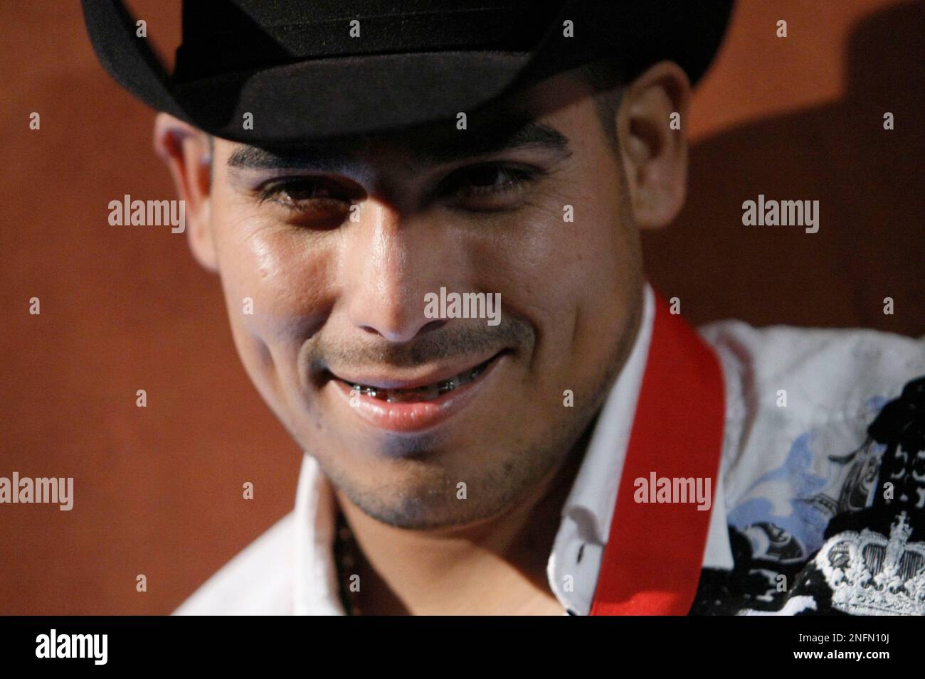 Mexican singer Espinoza Paz arrives at the BMI Latin Awards in Los ...