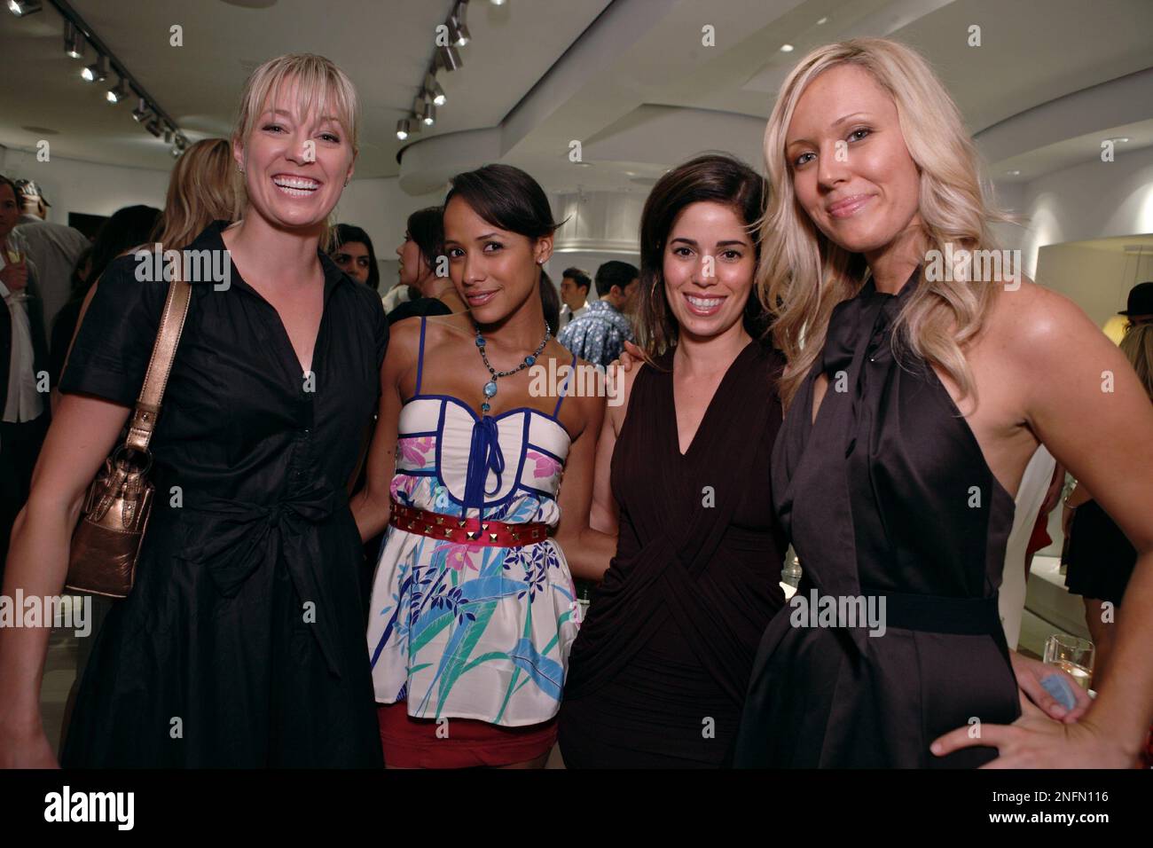 Actresses Dania Ramirez, from center, Ana Ortiz and stylist Tara ...