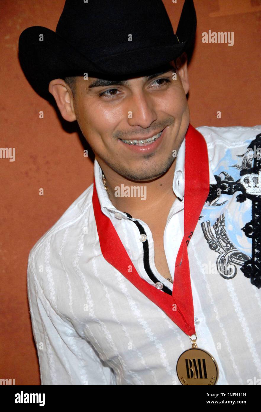 Mexican singer and songwriter Espinoza Paz arrives at the BMI Latin ...