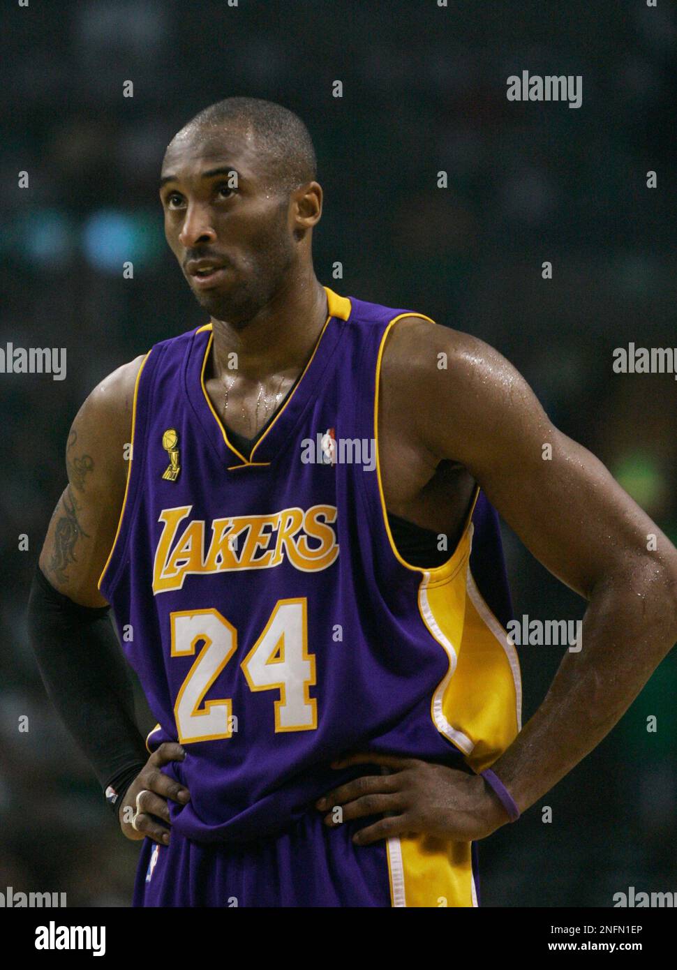 Los Angeles Lakers guard Kobe Bryant is seen during Game 2 of the NBA ...