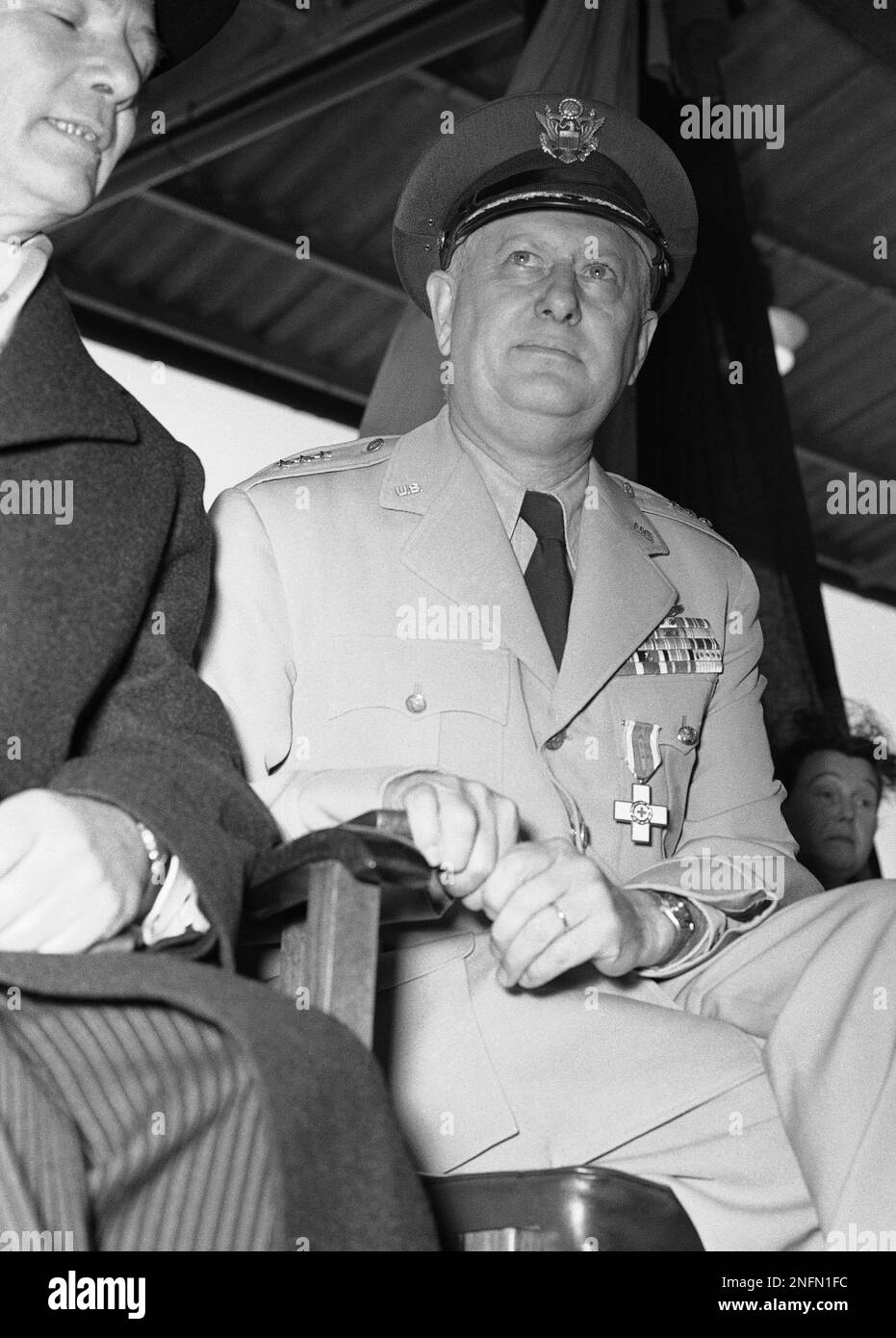 William H. Tunner, commanding officer of the U.S. Air Force in Europe ...