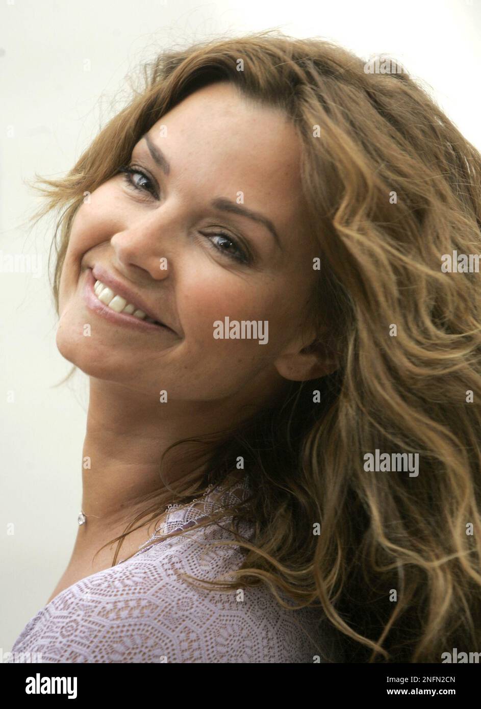 French actress Ingrid Chauvin poses during the 48th Monte Carlo ...