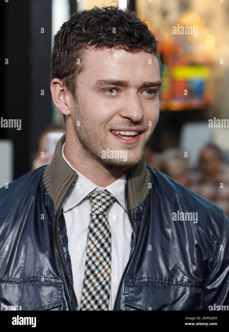 Actor and singer Justin Timberlake poses on the press line at the ...