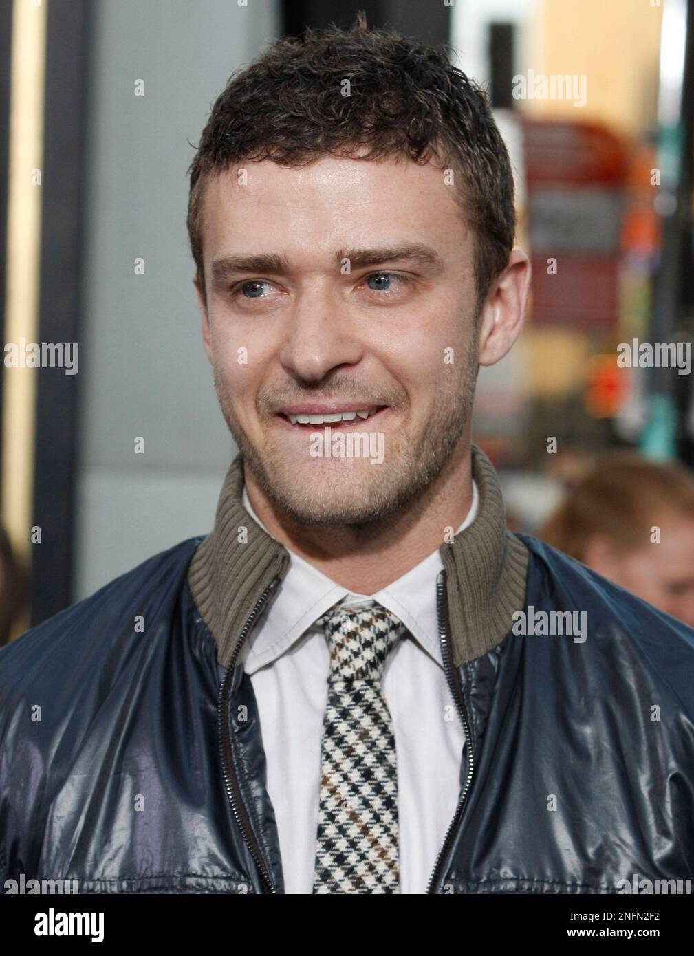 Actor and singer Justin Timberlake poses on the press line at the ...