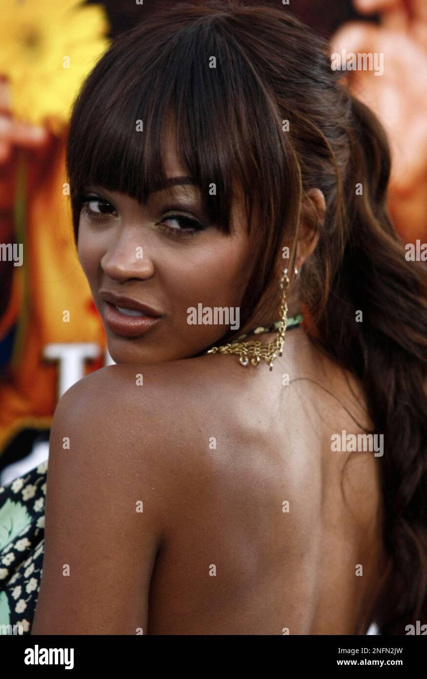 Actress Megan Good poses on the press line at the premiere of the ...