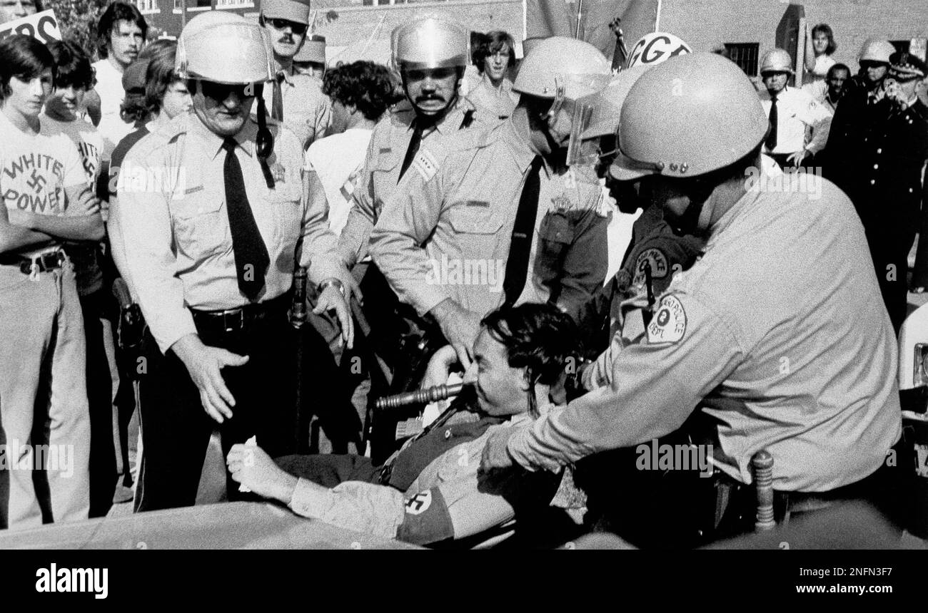 Leader of the national socialist party of america Black and White Stock ...