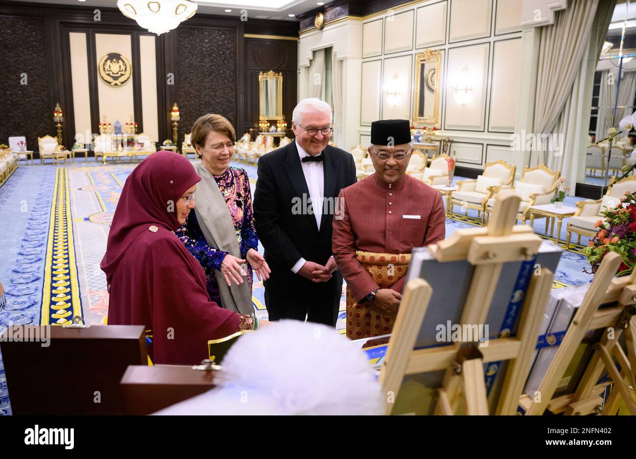 Kuala Lumpur, Malaysia. 17th Feb, 2023. German President Frank-Walter ...
