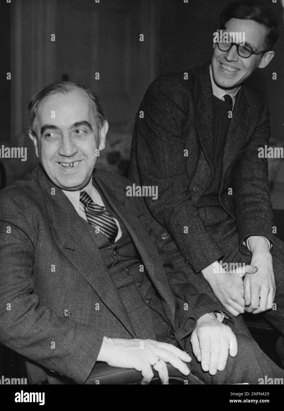 Ernst Reuter, lord mayor of the western sectors of Berlin, is all ...