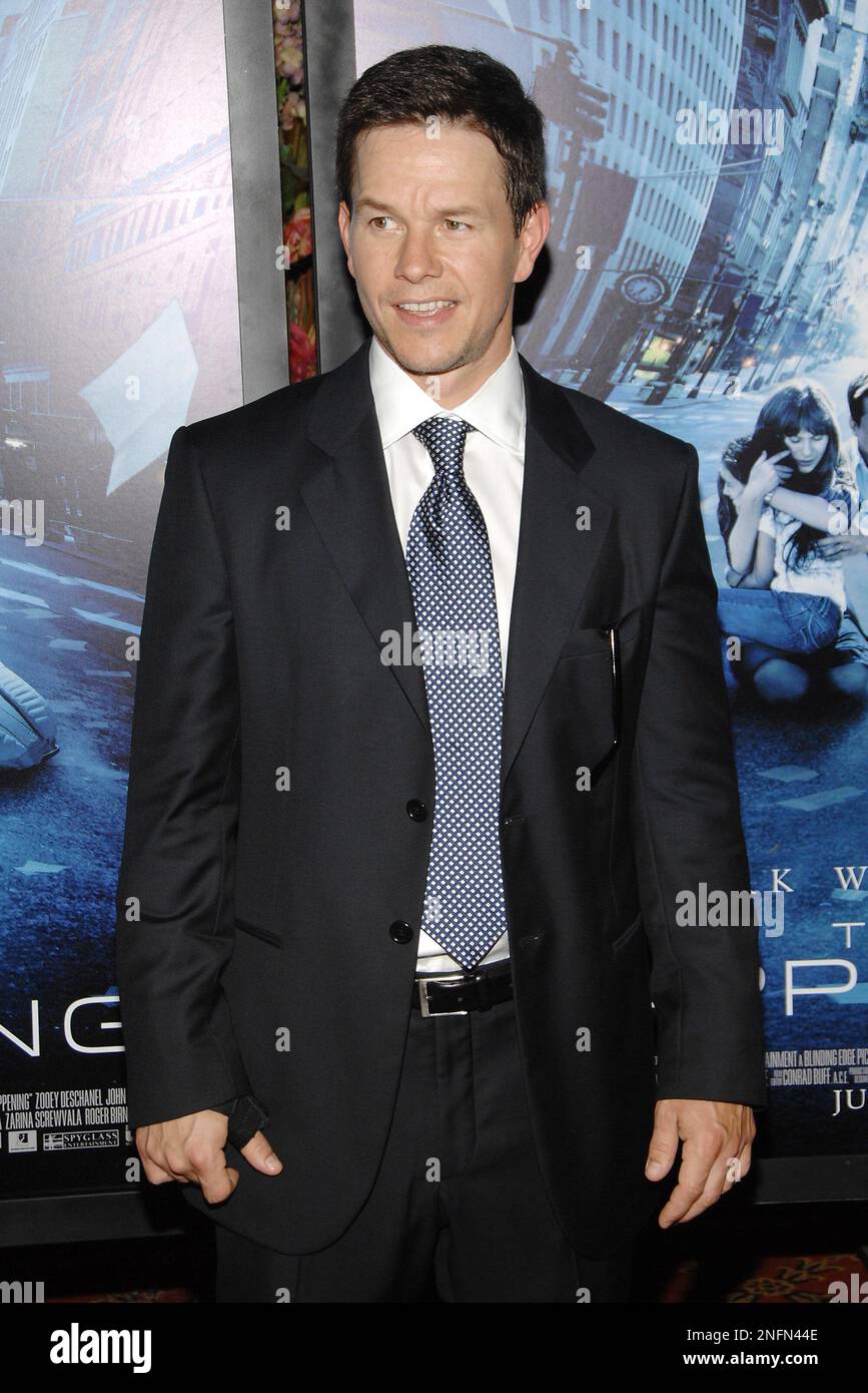 Actor Mark Wahlberg attends "The Happening" film premiere at the ...