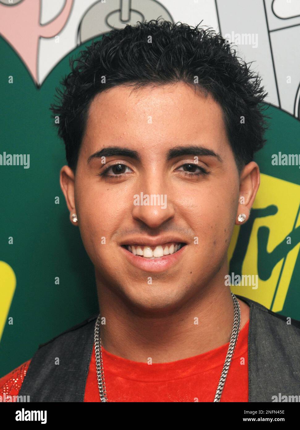 Singer Colby O'Donis poses for pictures backstage at MTV's "Total ...