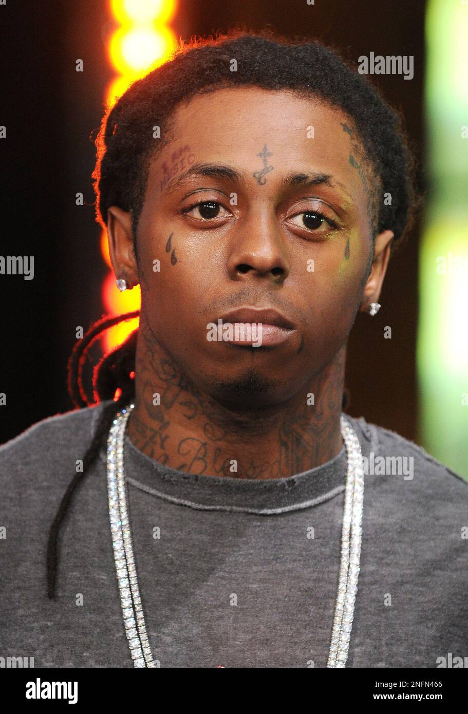Rapper Lil' Wayne makes an appearance on MTV's "Total Request Live ...