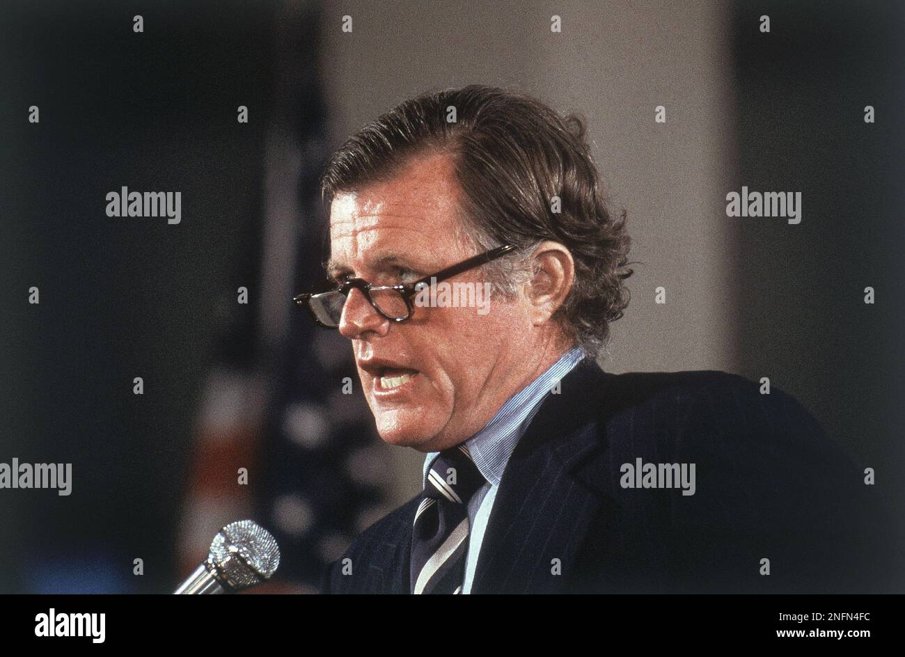 Sen. Edward M. Kennedy (D-Mass.) speaking in Washington, D.C., 1979 (AP ...
