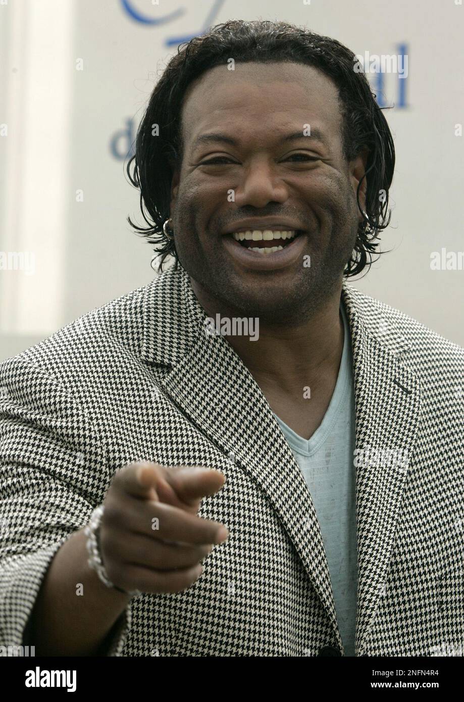US actor Christopher Judge poses during the 48th Monte Carlo television ...