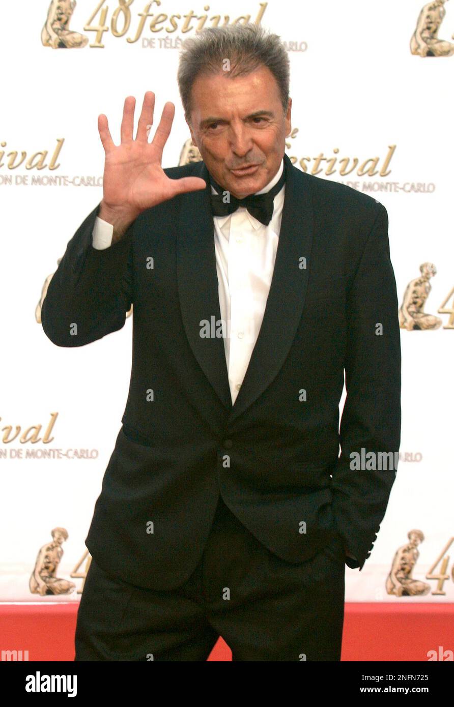 US actor Armand Assante poses during the 48th Monte Carlo television ...