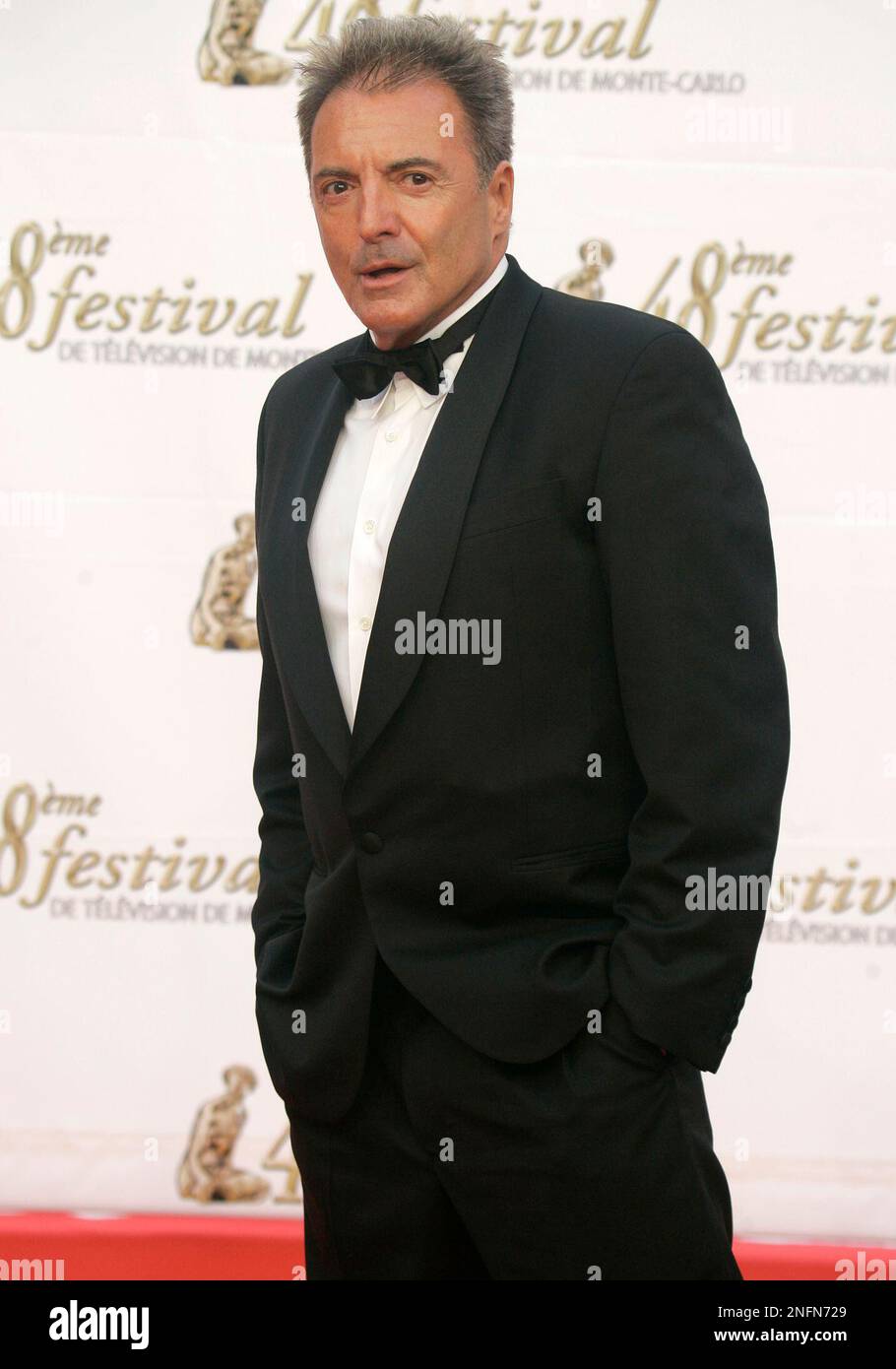 US actor Armand Assante poses during the 48th Monte Carlo television ...