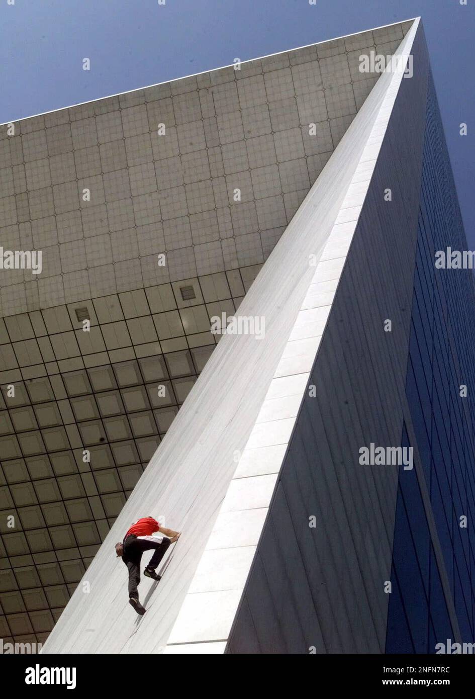 ** FILE ** French urban climber Alain Robert, known as the French ...