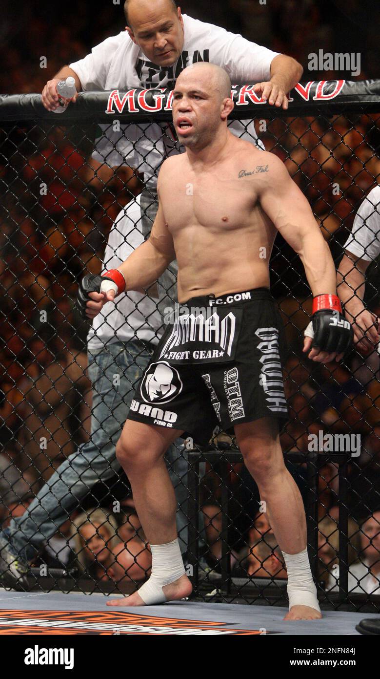 Wanderlei Silva before his bout at UFC 84 at the MGM Grand Garden Arena ...