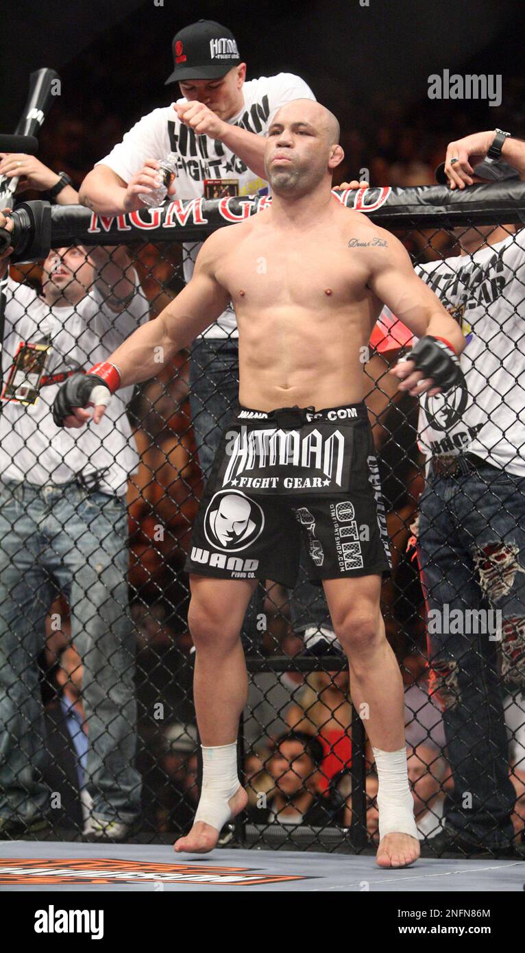 Wanderlei Silva before his bout at UFC 84 at the MGM Grand Garden Arena ...