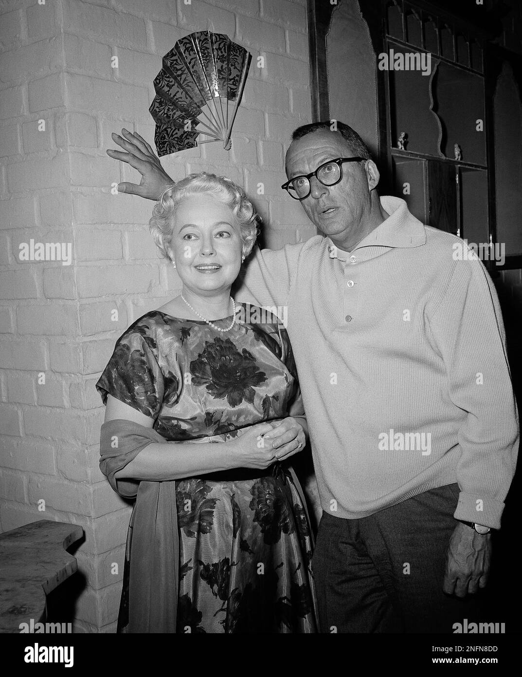 Actress Betty Bronson is shown Feb. 11, 1962, in Los Angeles with director Daniel Mann, who gave ...