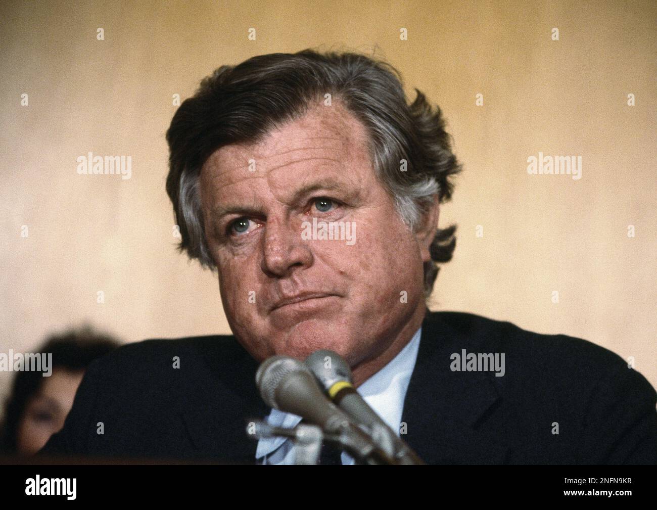 Sen. Edward Kennedy (D-Mass) is shown in Jan. 28, 1985. (AP Photo/CT ...