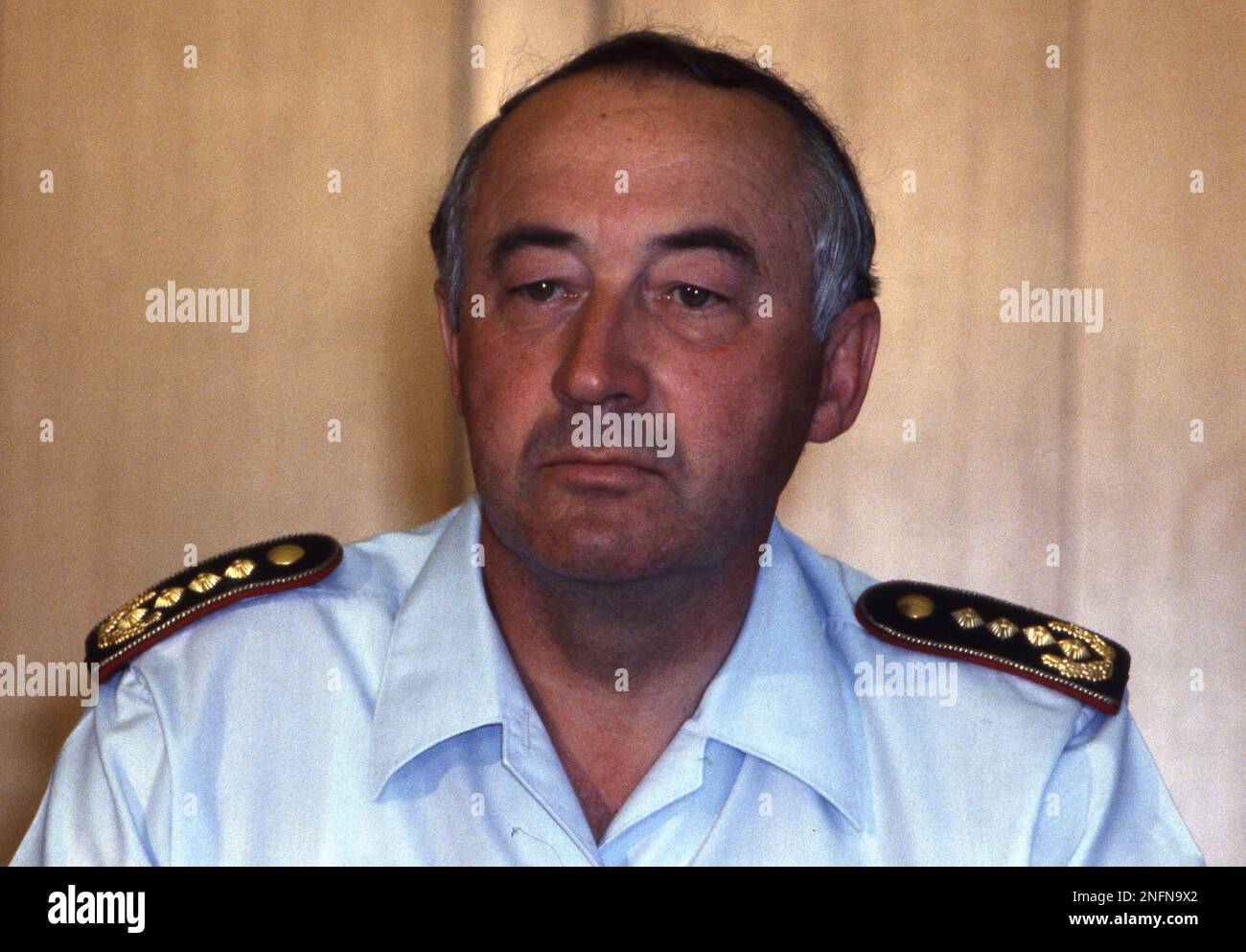 The new inspector general of the West German Bundeswehr (army), General ...