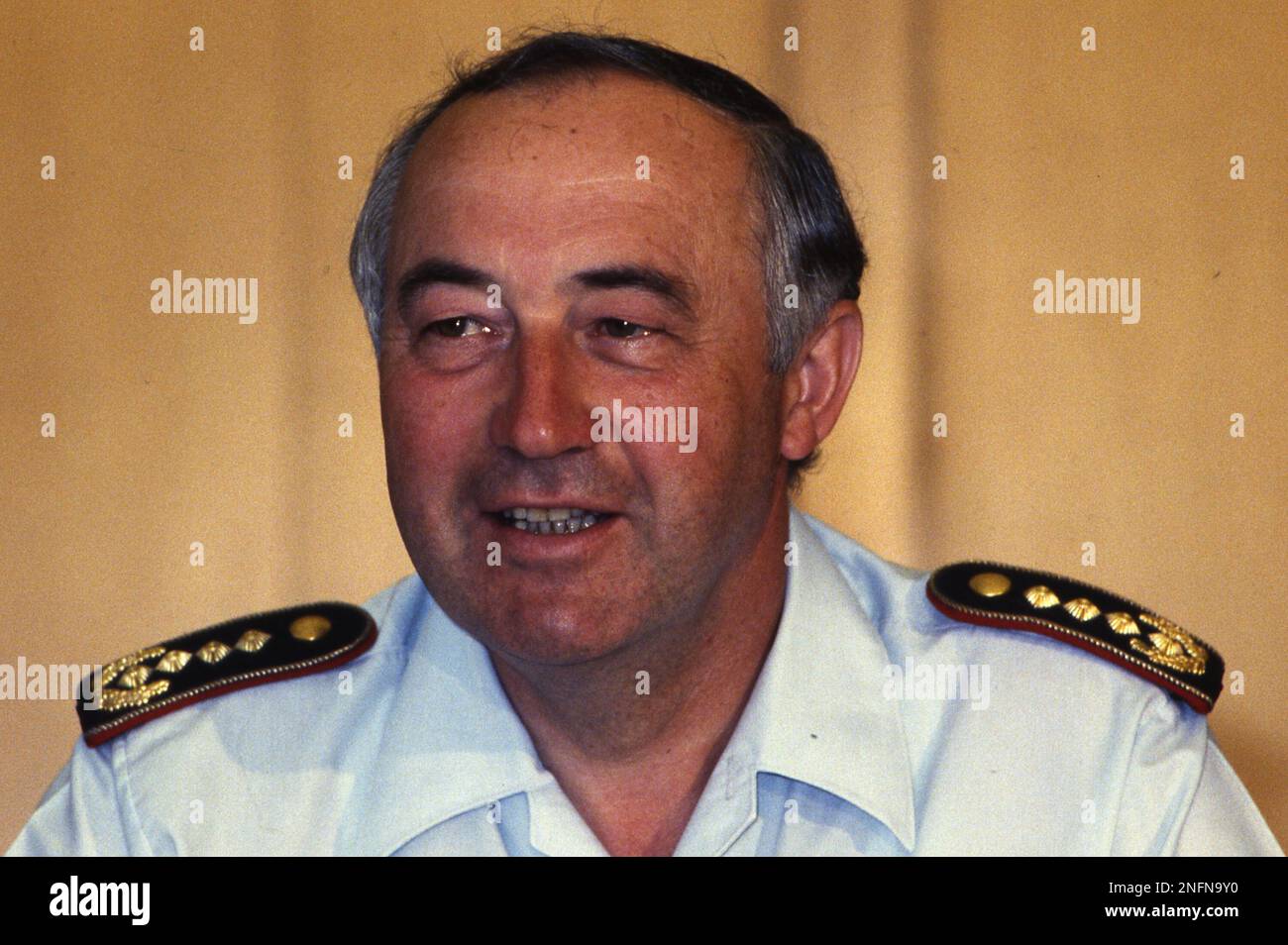 The new inspector general of the West German Bundeswehr (army), General ...