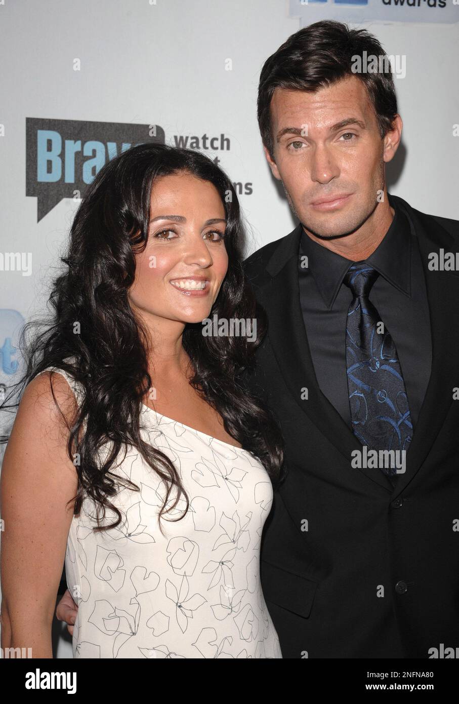 TV Personality's Jeff Lewis and Jenni Pulos Elwood arrive at Bravo ...