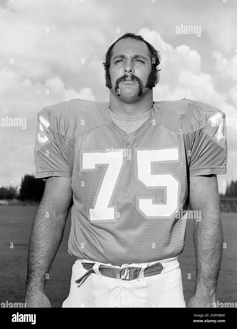 Miami Dolphins tackler Manny Fernandez is shown August 9, 1972. (AP ...