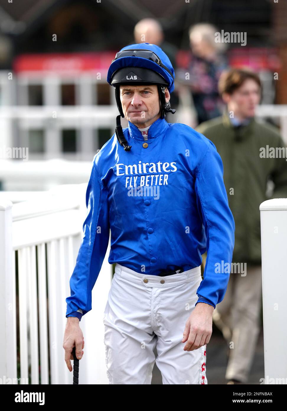 Jockey Robert Havlin at Lingfield Park Racecourse, Surrey. Picture date ...