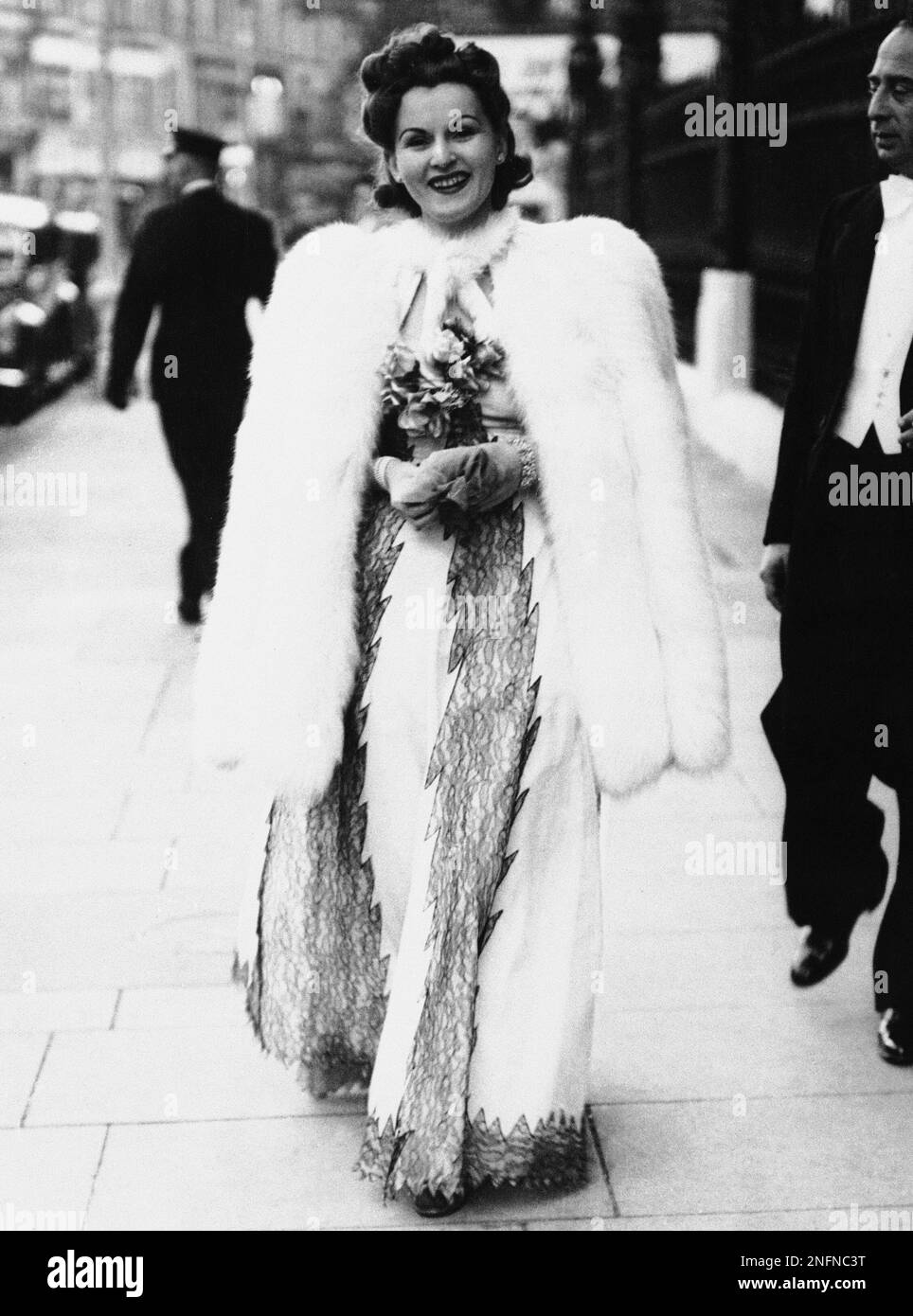 For the evening of her first day in London Zsa Zsa Gabor, also known as ...