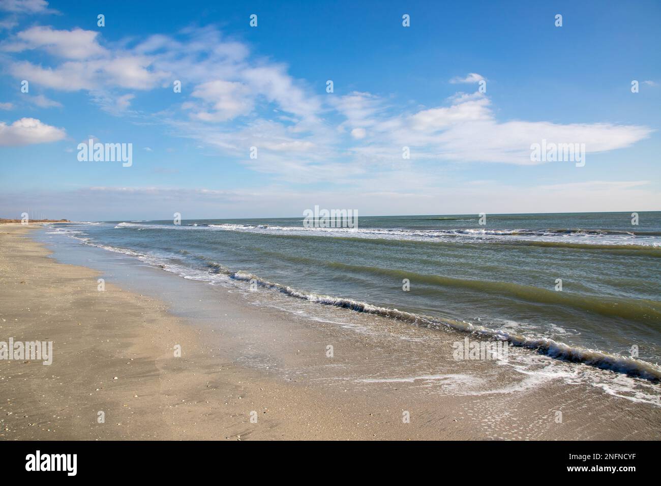 The wild Corbu beach on the Black Sea in Romania Stock Photo - Alamy