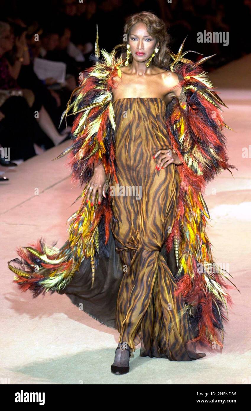 **FILE** This Jan. 22, 2002 file photo shows model Katoucha as she ...
