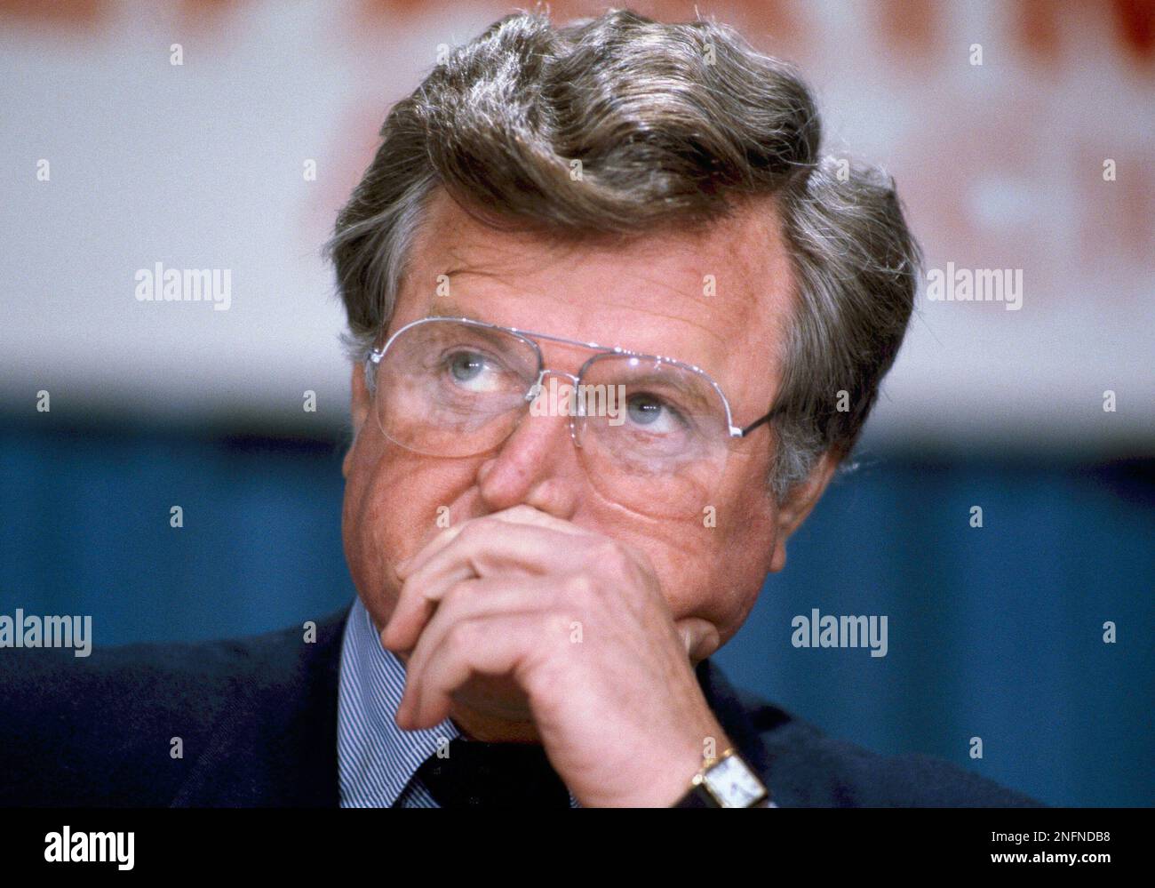 Sen. Edward Kennedy, (D-Mass) is shown in April 6, 1982. (AP Photo/ CT ...
