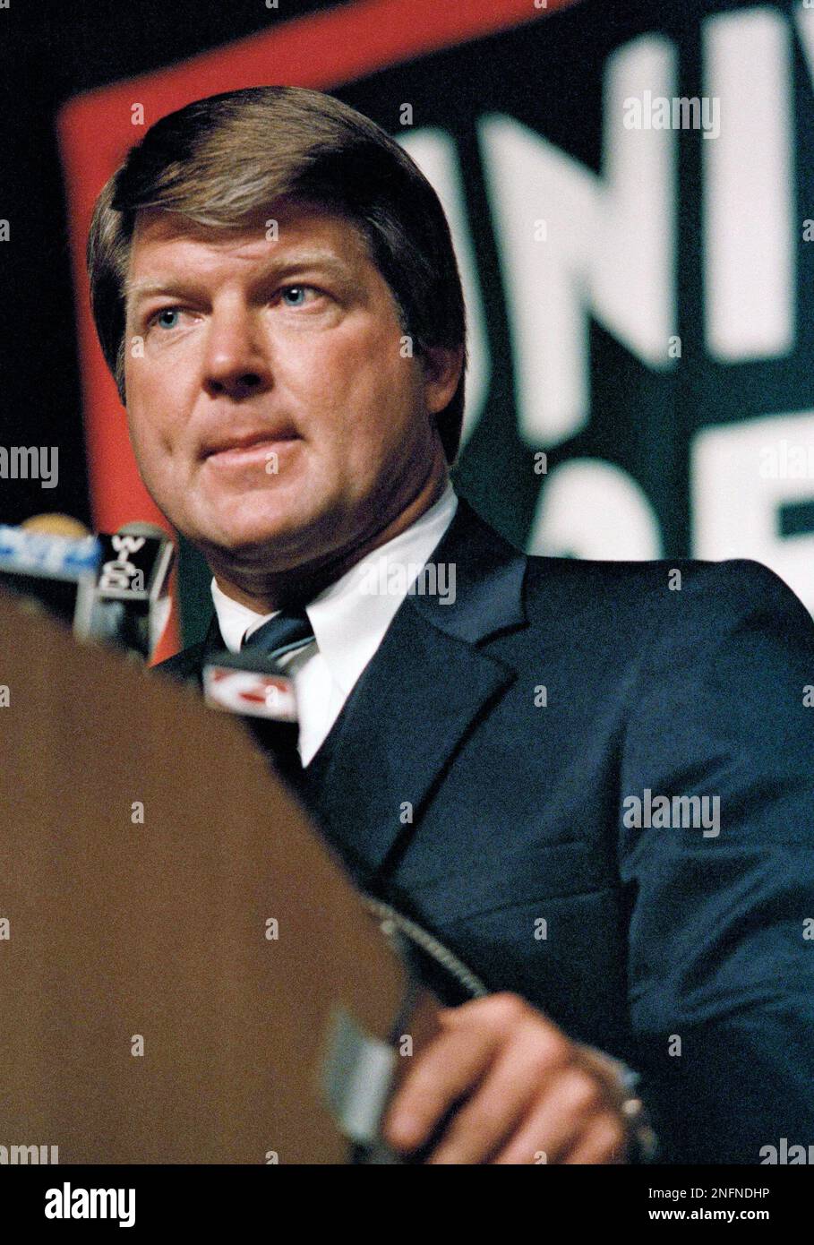 Miami Dolphin football coach Jimmy Johnson shown on June 5, 1984. (AP ...