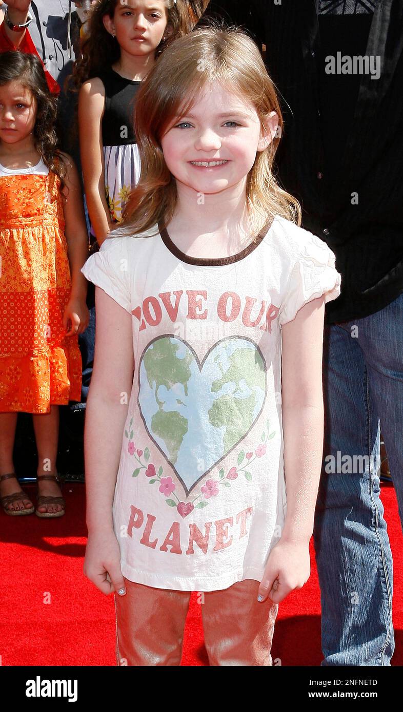 Actress Morgan Lily arrives at the "Kung Fu Panda" premiere in the ...