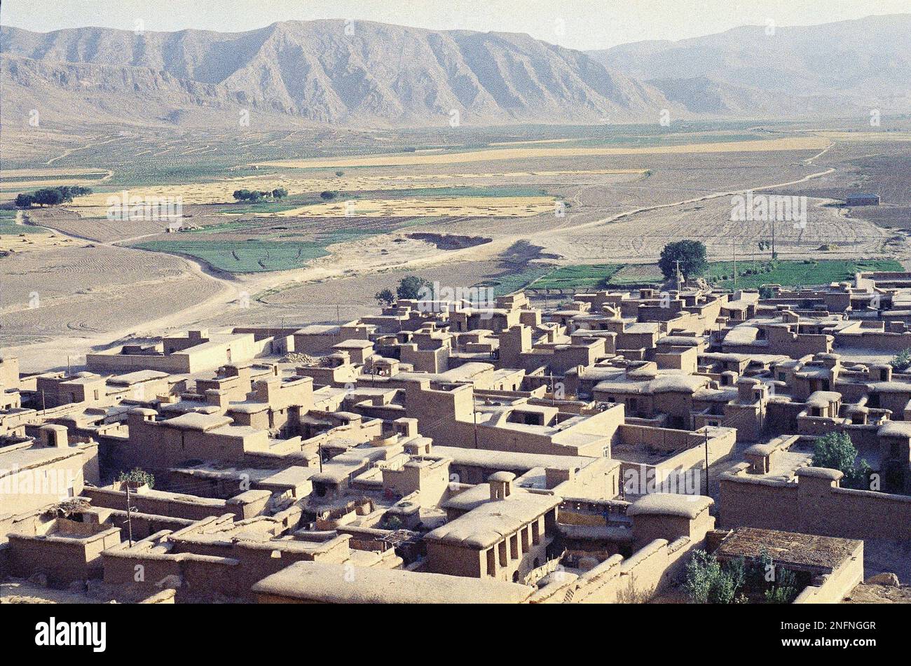A small village near Persepolis in southwestern Iran is shown, July ...