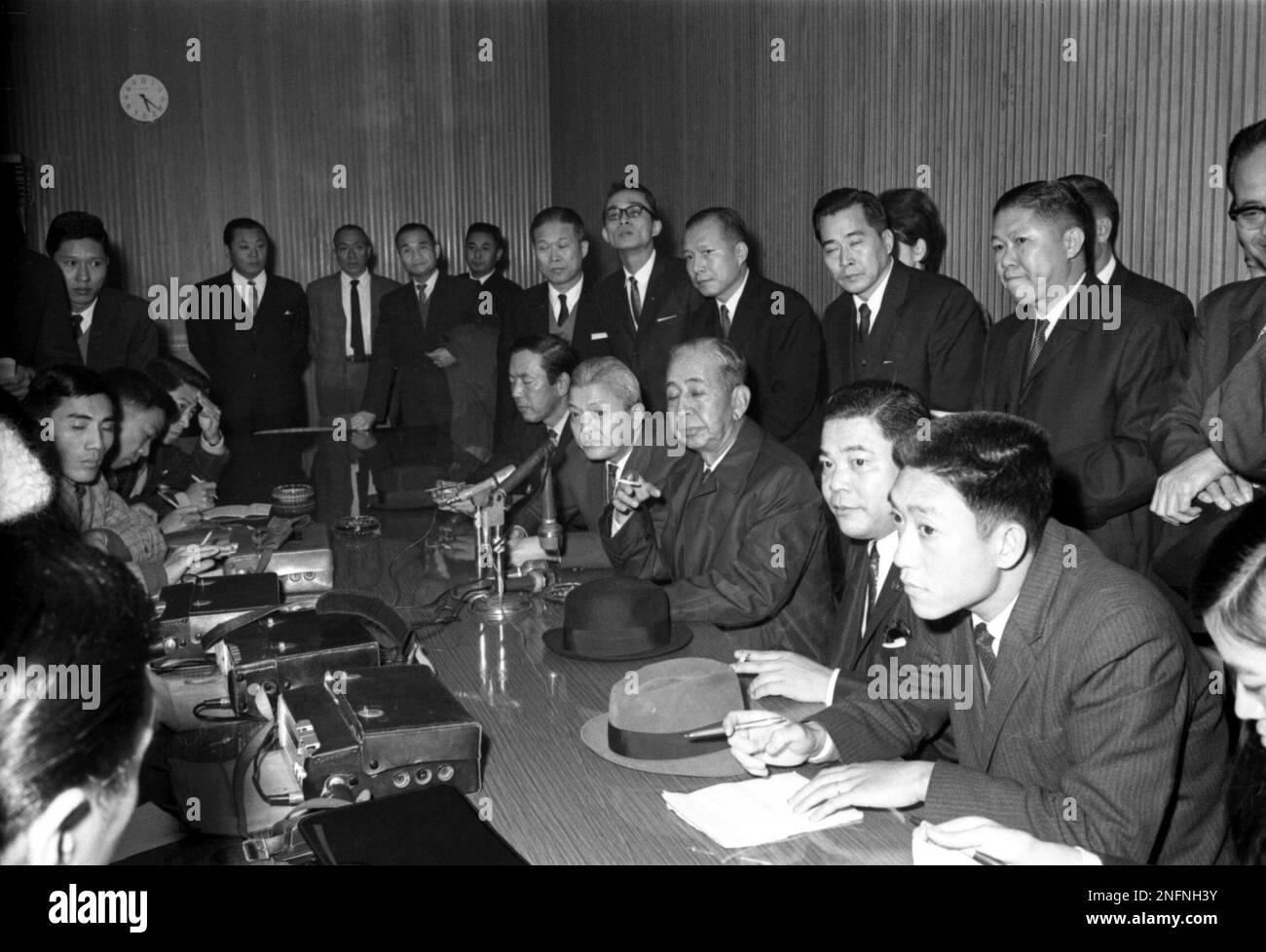 Nobusuke Kishi, former Japanese Prime Minister and a leading anti ...