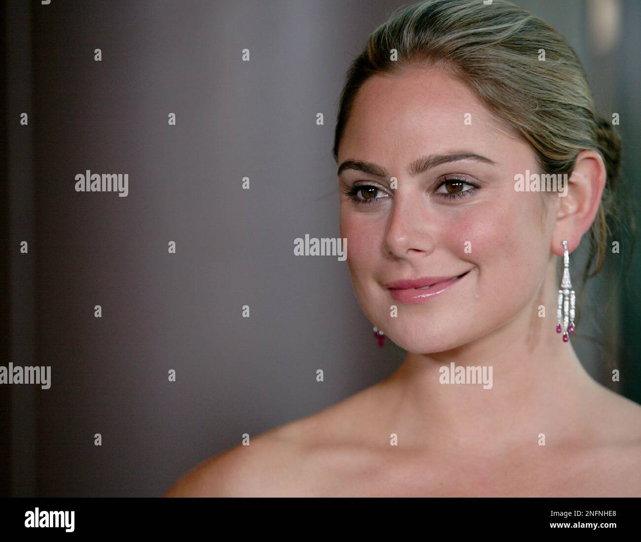 Actress Amanda Brooks arrives at a screening for the DVD box set ...