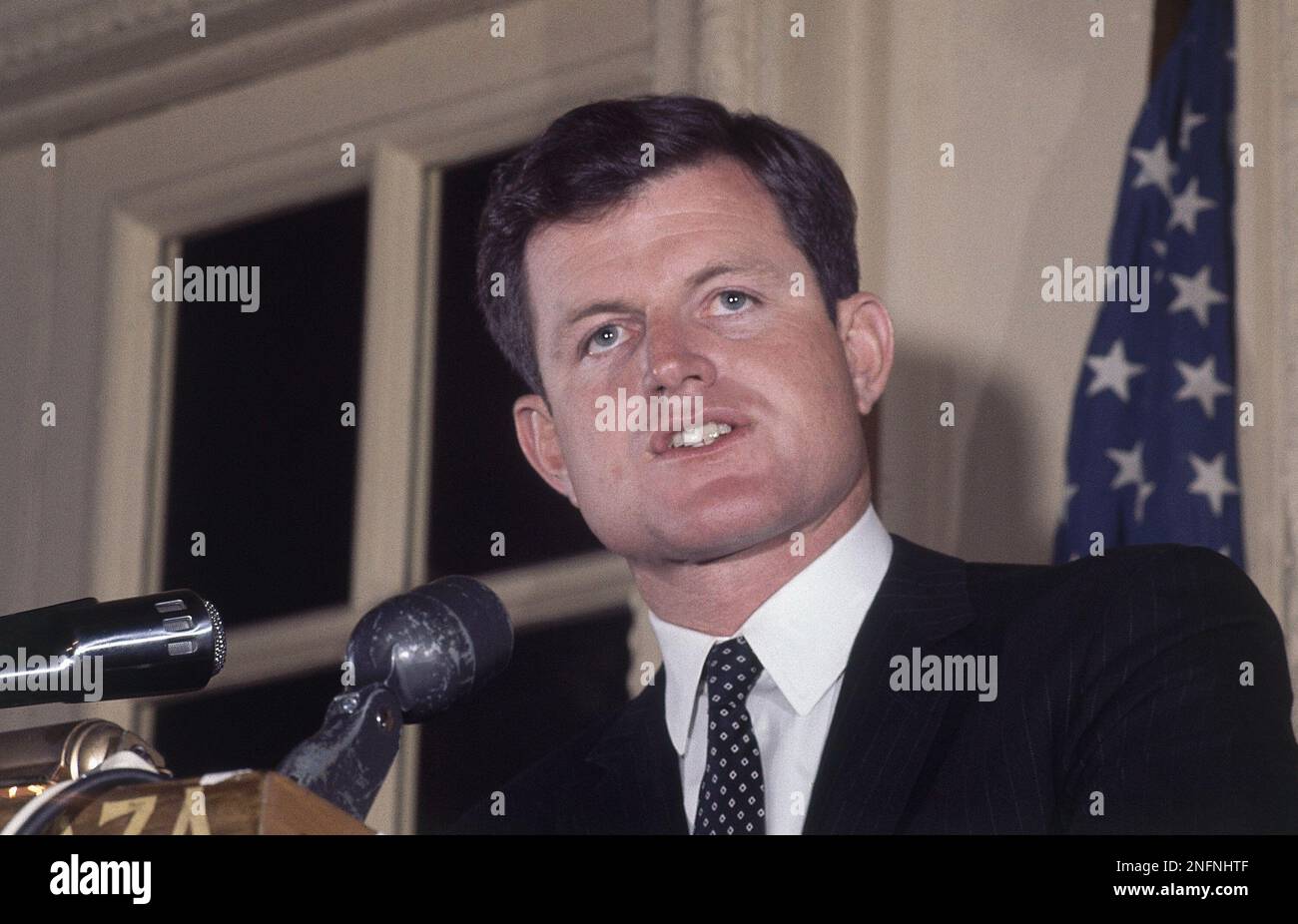 Senator Edward kennedy at New England regional conference on new U.S ...