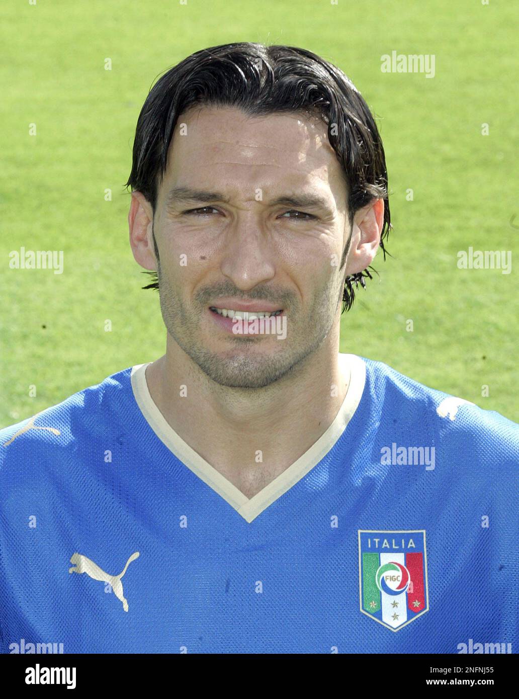 Italy's Gianluca Zambrotta poses during the official photo shooting of ...