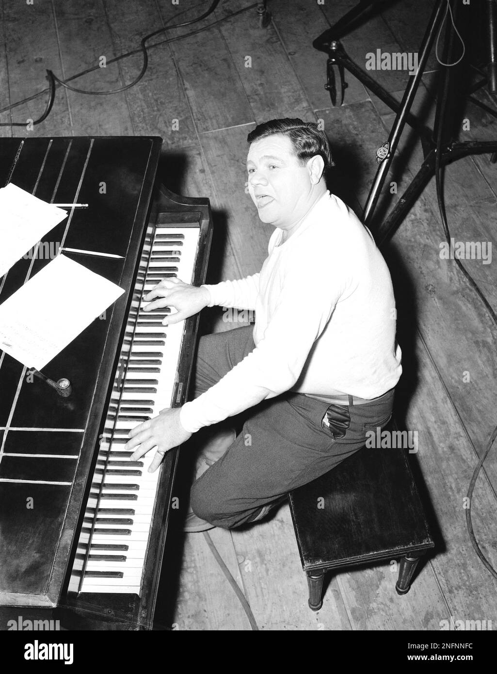 Babe Ruth, the once mighty sultan of swat, springs to life as a ...