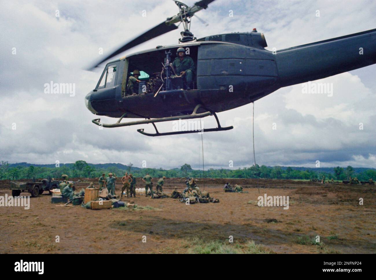 First Air Cavalry Division troops of the 2nd Battalion, 12th Cavalry ...