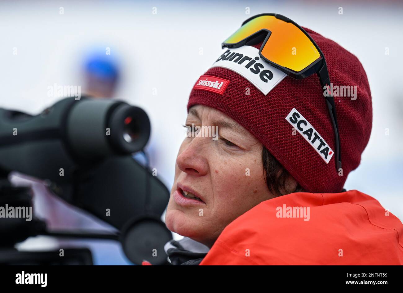 PRODUCTION - 12 February 2023, Thuringia, Oberhof: Sandra Flunger ...