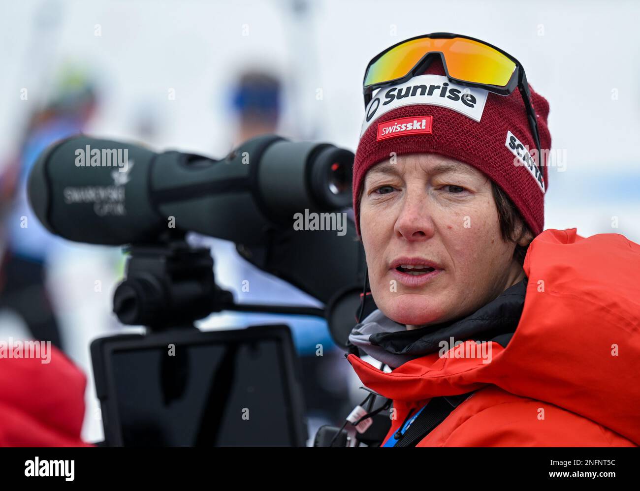 PRODUCTION - 12 February 2023, Thuringia, Oberhof: Sandra Flunger ...
