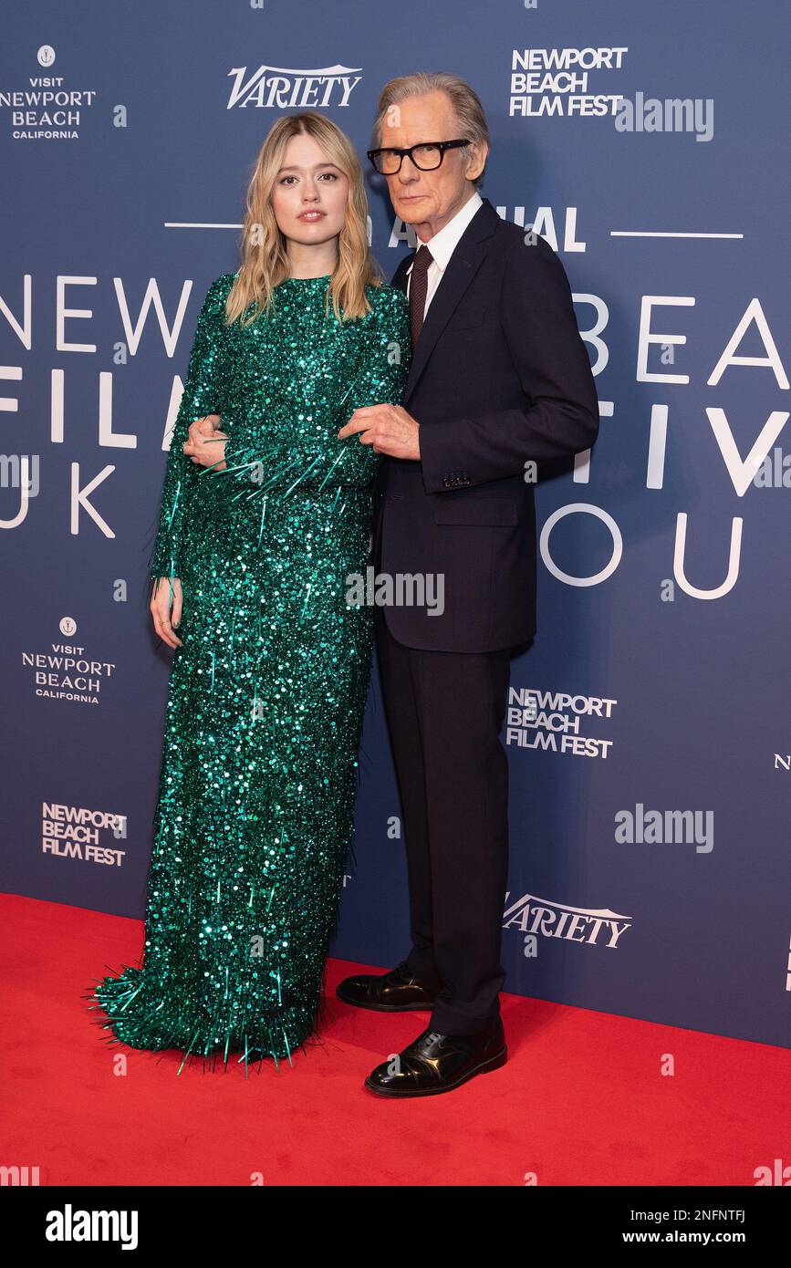 London, UK. 16 February, 2023. London, UK. Aimee Lou Wood and Bill ...